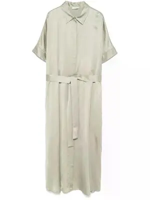 Peserico Satin Midi Dress