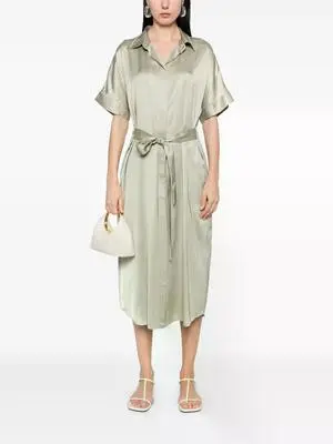 Peserico Satin Midi Dress