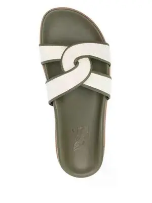 ANCIENT GREEK SANDALS Desmos Footbed Slides - Neutrals