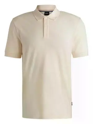 BOSS Cotton Polo Shirt - Neutrals
