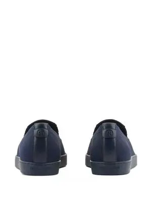 Giorgio Armani Asv Chevron Slippers - Blue
