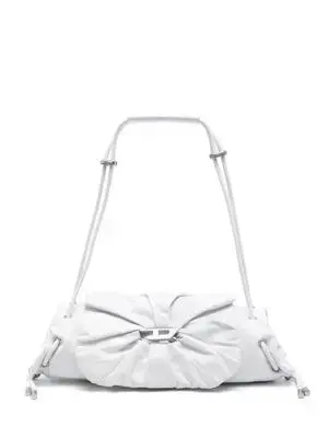 DIESEL Scrunch D Shoulder Bag - White