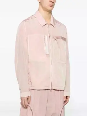C.P. COMPANY Logo-embroidered Jacket - Pink