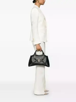 Just Cavalli Logo-plaque Tote Bag - Black