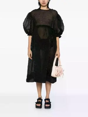 Simone Rocha Ruffle Detail Smock Dress