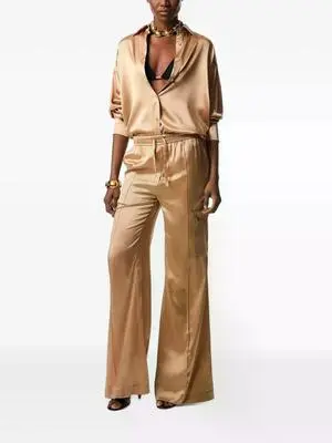 TOM FORD Satin Shirt - Neutrals
