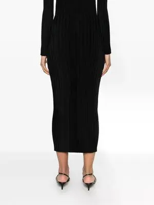 Fabiana Filippi Ribbed-knit Midi Skirt