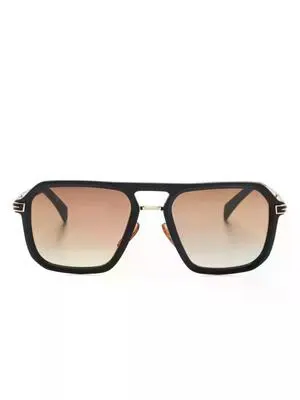 DB EYEWEAR BY DAVID BECKHAM Pilot-frame Sunglasses - Black