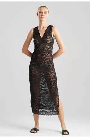 Natori Peony Gown - Black