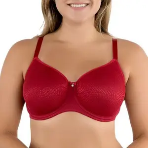 Parfait Pearl Non-padded Seamless Minimizer Bra - Rio Red