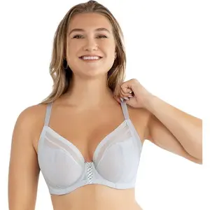 Parfait Shea Plunge Unlined Bra Silver