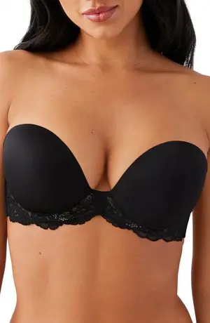 Wacoal Self-assured Underwire Convertible Push-up Bra - Black