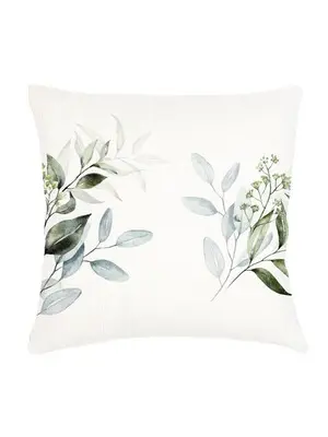 Anaya Eucalyptus Linen Pillow With Down Alternative Insert