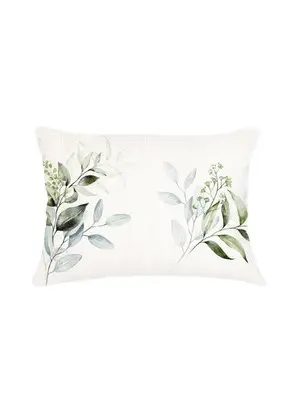 Anaya Eucalyptus Linen Pillow With Down Alternative Insert