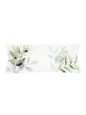 Anaya Eucalyptus Linen Pillow With Down Insert