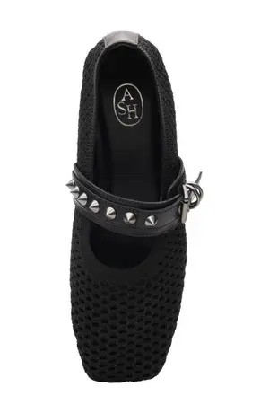 Ash Bijoux Studded Mary Jane Flat
