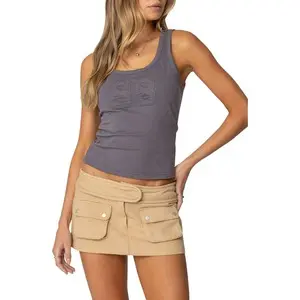 EDIKTED Mindie 98 Appliqué Tank