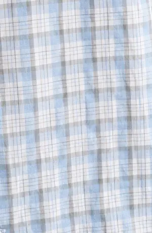 Johnston & Murphy Outline Grid Plaid Button-up Shirt