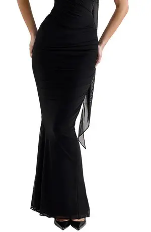 House Of Cb HOUSE OF CB Cassidy Maxi Skirt Black