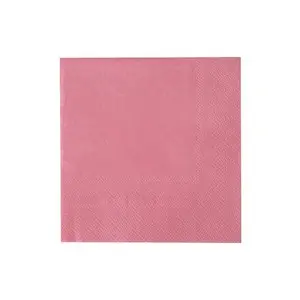 JOLLITY & CO Solid Color Cocktail Napkins Amaranth