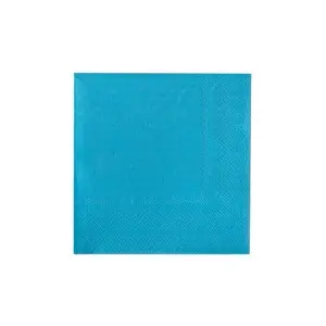 JOLLITY & CO Solid Color Cocktail Napkins Cerulean