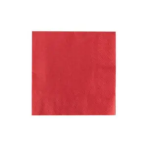 JOLLITY & CO Solid Color Cocktail Napkins Cherry