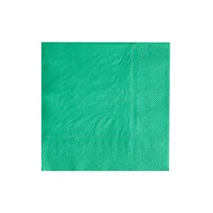JOLLITY & CO Solid Color Cocktail Napkins Grass
