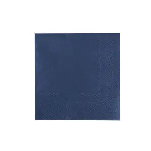JOLLITY & CO Solid Color Cocktail Napkins Midnight