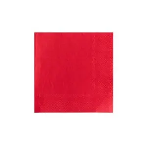 JOLLITY & CO Solid Color Cocktail Napkins - Poppy