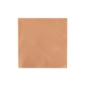 JOLLITY & CO Solid Color Cocktail Napkins Sand
