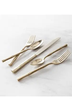 FORTESSA Royal Pacific Brushed Champagne 5-piece Place Setting