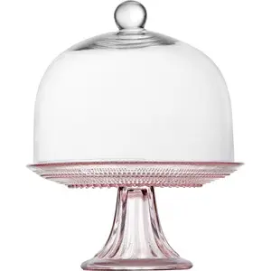 FORTESSA Jupiter Domed Cake Stand - Pink