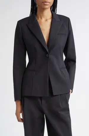 Partow Flynn Single-breasted Blazer - Black