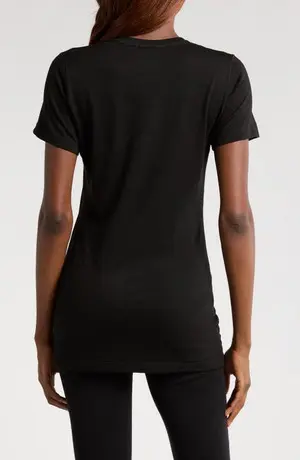 Smartwool Merino Wool Blend Short Sleeve T-shirt - Black