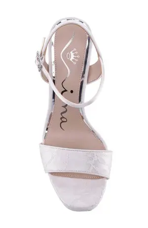 Nina Alma Platform Sandal - Ivory