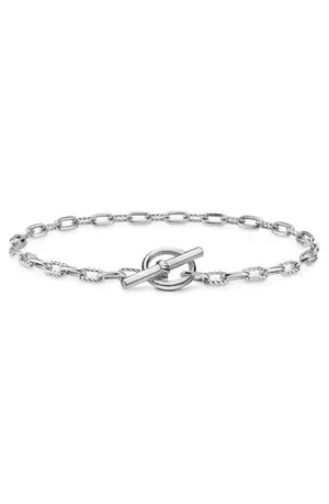 David Yurman Dy Madison Toggle Chain Bracelet - Silver