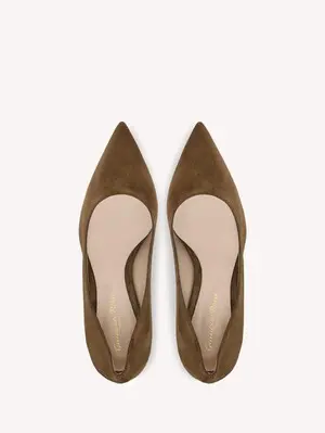 GIANVITO ROSSI 85 Pumps - Brown