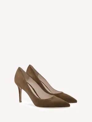 GIANVITO ROSSI 85 Pumps - Brown