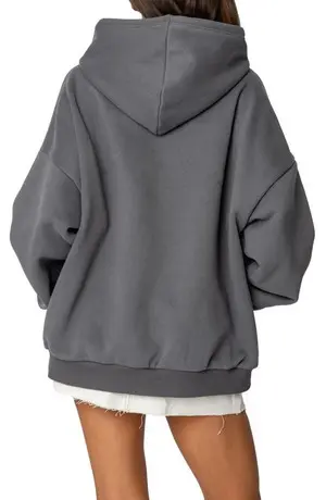 EDIKTED 98 Oversized Hoodie - Gray
