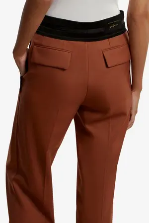 Marina Moscone Relaxed Virgin Wool Trousers