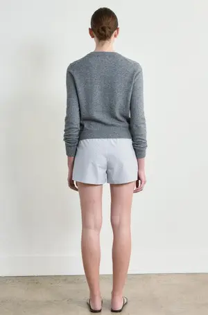 Almina Concept Classic Wool Cardigan - Grey
