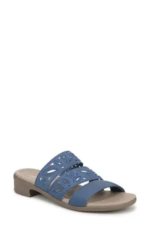 LIFESTRIDE Bzees Poppy Slide Sandal - Blue