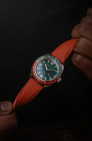 SPINNAKER Fleuss Gmt Automatic Bracelet Watch - Green