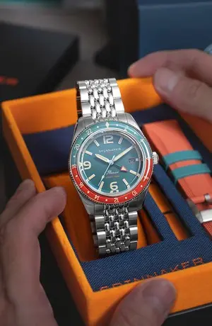 SPINNAKER Fleuss Gmt Automatic Bracelet Watch