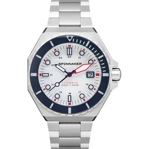 SPINNAKER Dumas Automatic Bracelet Watch - White
