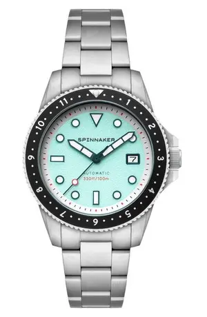SPINNAKER Croft Pioneer Automatic Bracelet Watch - Blue