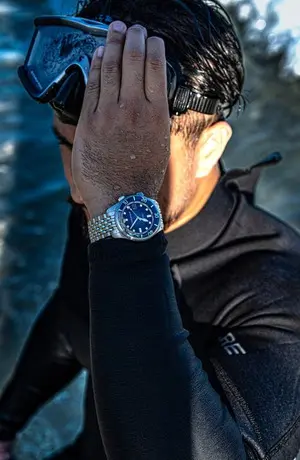 SPINNAKER Bradner Automatic Bracelet Watch - Blue