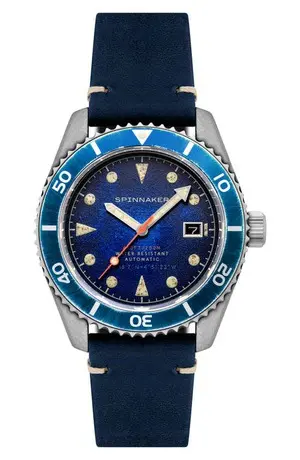 SPINNAKER Wreck Automatic Strap Watch - Blue