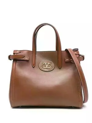 Valentino Garavani Small Antibes Tote - Brown