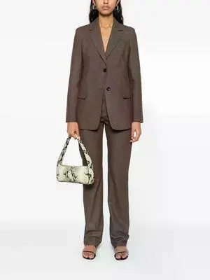 Max Mara Button-fastening Straight Leg Trousers